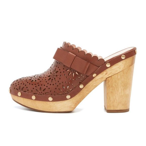 kate spade | Shoes | Kate Spade Cala Laser Cut Clogs Nwob Size 75 ...